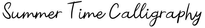 Summer Time Calligraphy: Free Font Download | MaisFontes