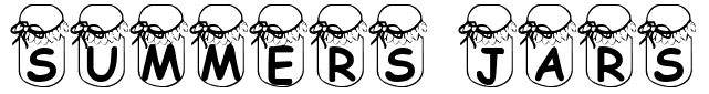 summers jars: Free Font Download | MaisFontes