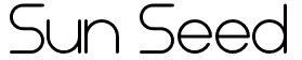 Sun Seed: Free Font Download | MaisFontes