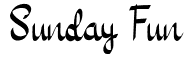 Sunday Fun Font: Free Download | MaisFontes