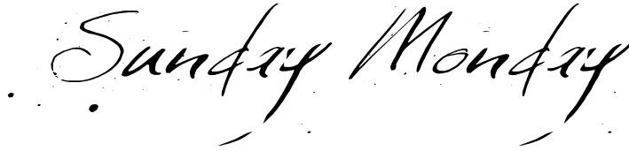 Sunday Monday: Free Font Download | MaisFontes
