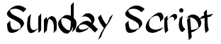 Sunday Script: Free Font Download | MaisFontes
