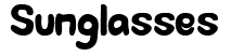 Sunglasses: Free Font Download | MaisFontes