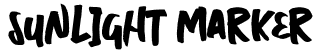 Sunlight Marker: Free Font Download | MaisFontes