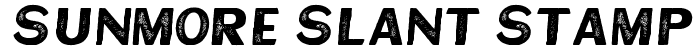 Sunmore Slant Stamp: Baixar Fonte Grátis | MaisFontes