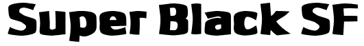 Super Black SF Font: Free Download | MaisFontes