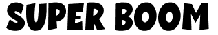 Super Boom: Free Font Download | MaisFontes