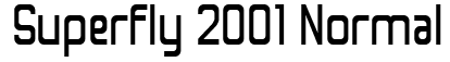 Superfly 2001 Normal font download | MaisFontes.com