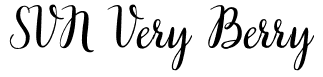 SVN Very Berry: Free Font Download | MaisFontes