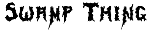 Swamp Thing: Free Font Download | MaisFontes