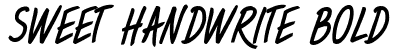 Sweet Handwrite Bold Font: Free Download | MaisFontes