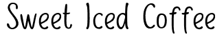 Sweet Iced Coffee: Free Font Download | MaisFontes