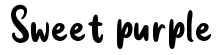 Sweet purple: Free Font Download | MaisFontes