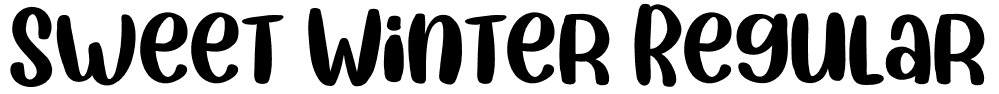 Sweet Winter Regular Font: Free Download | MaisFontes