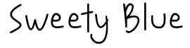 Sweety Blue: Free Font Download | MaisFontes