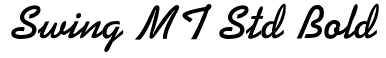 Swing MT Std Bold: Free Font Download | MaisFontes