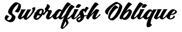 Swordfish Oblique: Free Font Download | MaisFontes