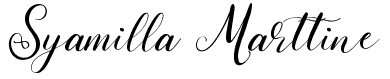 Syamilla Marttine Font: Free Download | MaisFontes