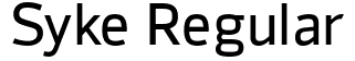 Syke Regular: Baixar Fonte Grátis | MaisFontes