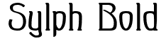 Sylph Bold: Free Font Download | MaisFontes
