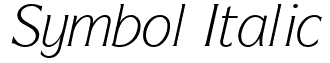 Symbol Italic Font: Free Download | MaisFontes