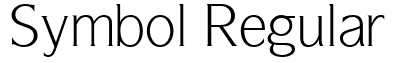 Symbol Regular: Baixar Fonte Grátis | MaisFontes