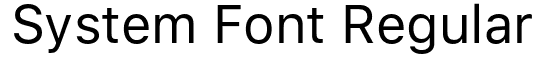 System Font Regular Font: Free Download | MaisFontes