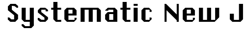 Systematic New J Font: Free Download | MaisFontes