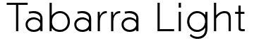 Tabarra Light Font: Free Download | MaisFontes