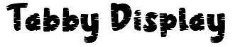 Tabby Display: Free Font Download | MaisFontes