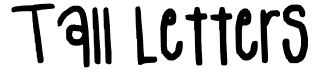 Tall Letters: Free Font Download | MaisFontes