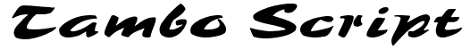Tambo Script: Free Font Download | MaisFontes