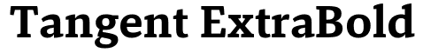 Tangent Bold: Free Font Download | MaisFontes