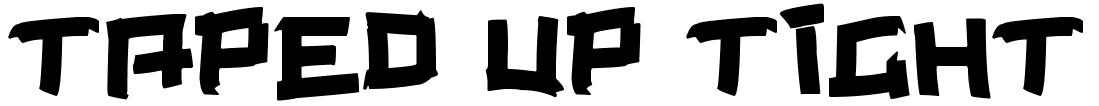Taped Up Tight Free Font Download Maisfontes