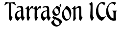 Tarragon ICG: Free Font Download | MaisFontes