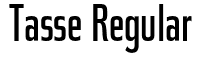 Tasse Regular: Free Font Download | MaisFontes