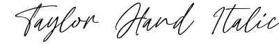 Taylor Hand Italic: Baixar Fonte Grátis | MaisFontes
