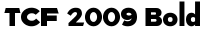 TCF 2009 Bold Font: Free Download | MaisFontes