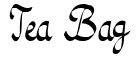 Tea Bag Font: Free Download | MaisFontes