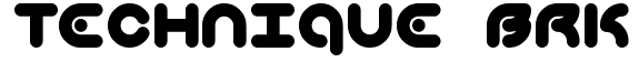 Technique BRK: Free Font Download | MaisFontes