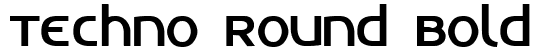 Techno Round Bold Font: Free Download | MaisFontes