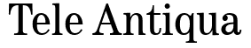 Tele Antiqua: Download Free Font | MaisFontes