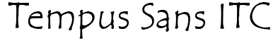 Tempus Sans ITC Font: Free Download | MaisFontes