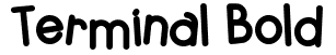 Terminal Bold: Free Font Download | MaisFontes