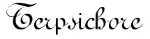 Terpsichore Font: Free Download | MaisFontes