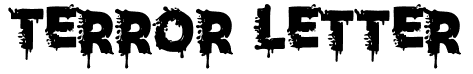 Terror Letter: Free Font Download | MaisFontes