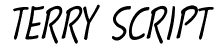 Terry Script: Free Font Download | MaisFontes