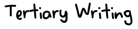 Tertiary Writing: Free Font Download | MaisFontes