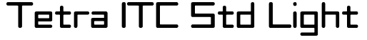 Tetra ITC Std Light: Free Font Download | MaisFontes