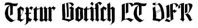Textur Gotisch LT DFR: Baixar Fonte Grátis | MaisFontes